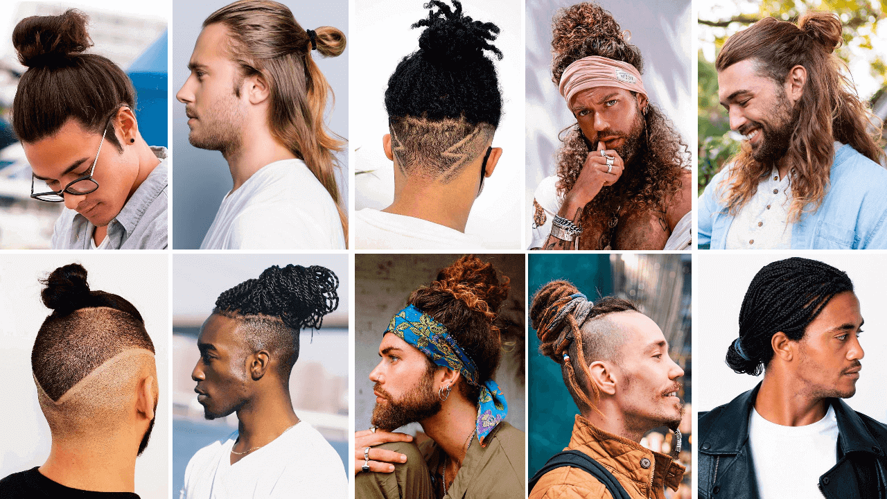 The Hottest Man Bun Hairstyles of 2023 - Men's Fashion & Styles